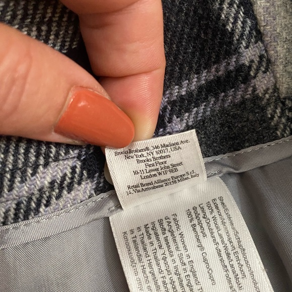 Brooks Brothers | Skirts | Brooks Brothers Plaid Wool Aline Wrap Skirt ...